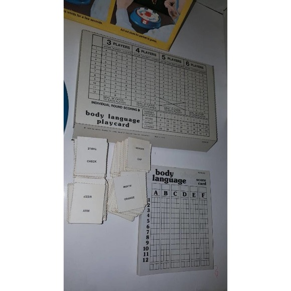 Milton Bradley | Toys | Vintage 975 Mb Body Language Board Game Lucille ...